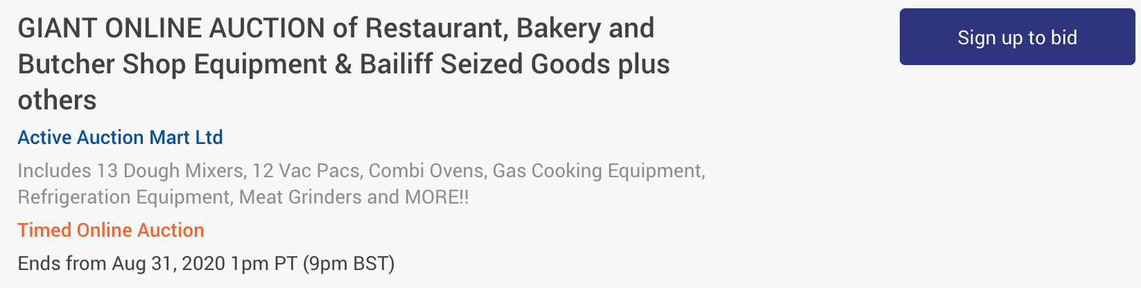 Auctions | Active Auction Mart