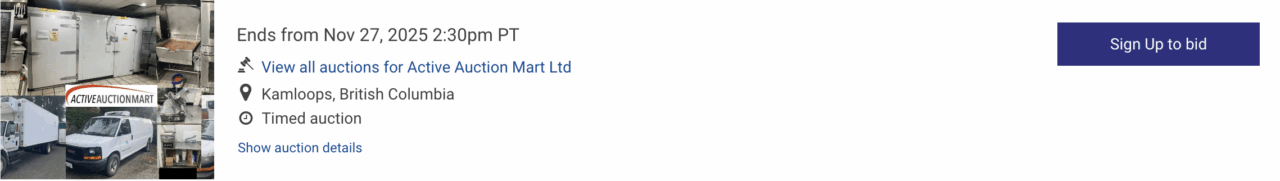 Auctions | Active Auction Mart